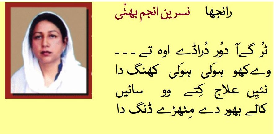 Punjabi Poems of Nasreen Anjum Bhatti: Talat Afroze – نئی منزل نئی راہیں